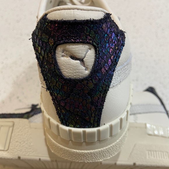 Puma | Shoes | Puma Cali Sport Snakeembossed Leather Sneaker 85 | Poshmark